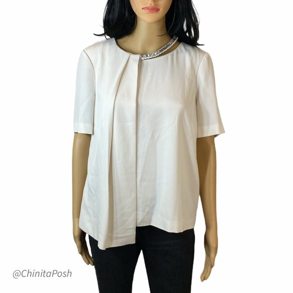 Whistles | Tops | Whistles Off Shoulder Gem Neck Detail | Poshmark